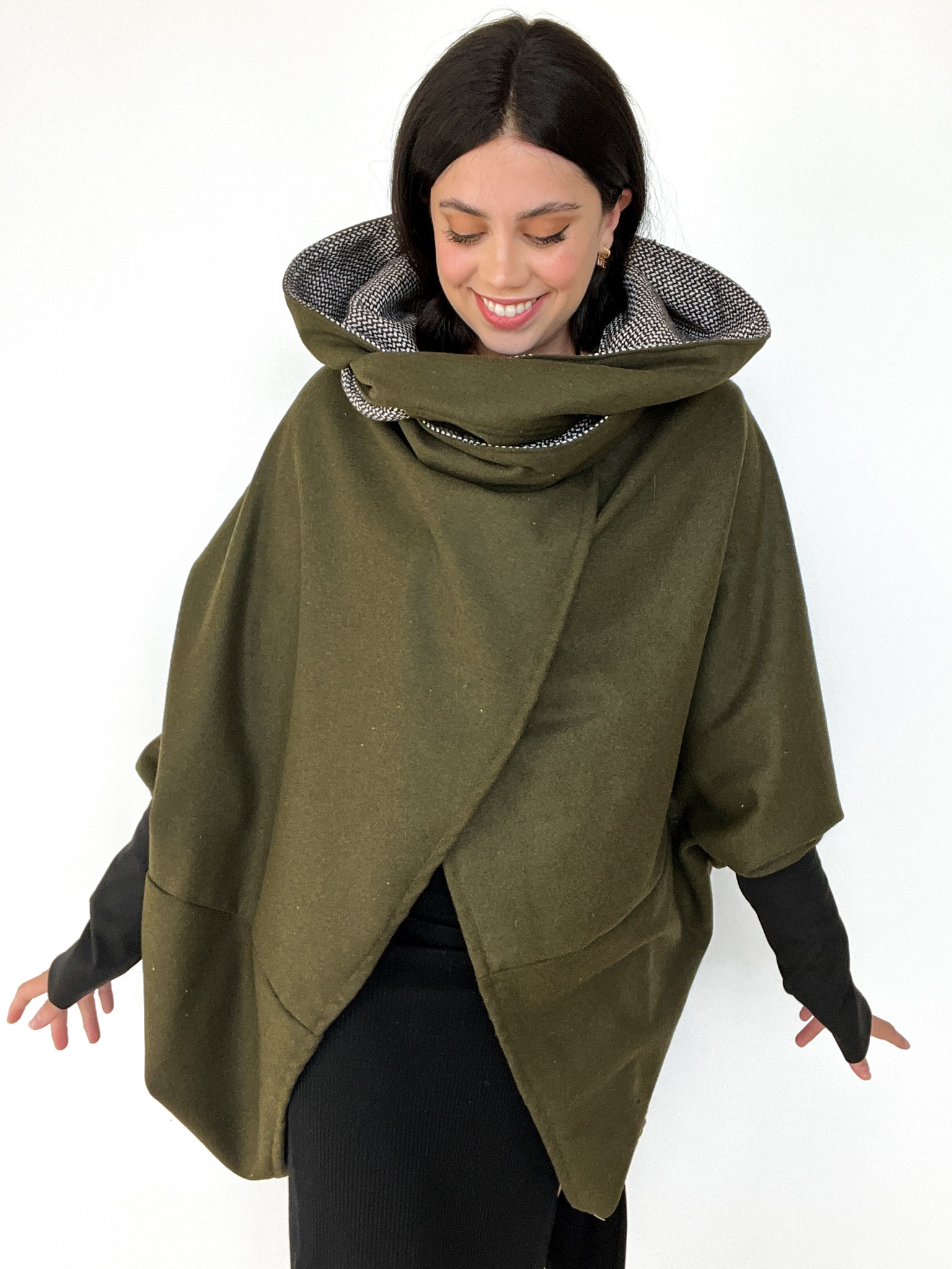 MOSSY WRAP JACKET (Ready to ship)– HANDS OF HARLOW