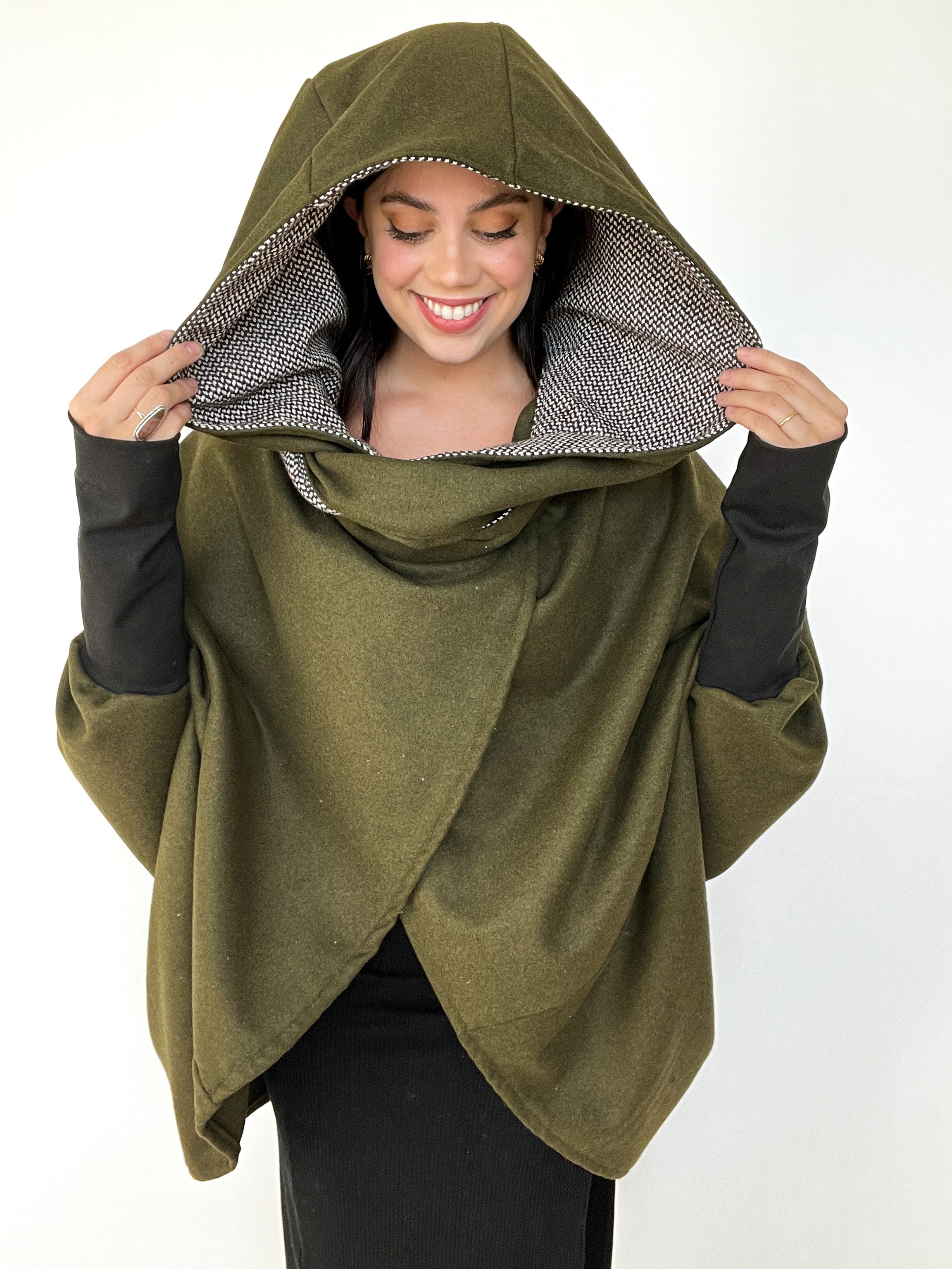 MOSSY WRAP JACKET (Ready to ship)– HANDS OF HARLOW
