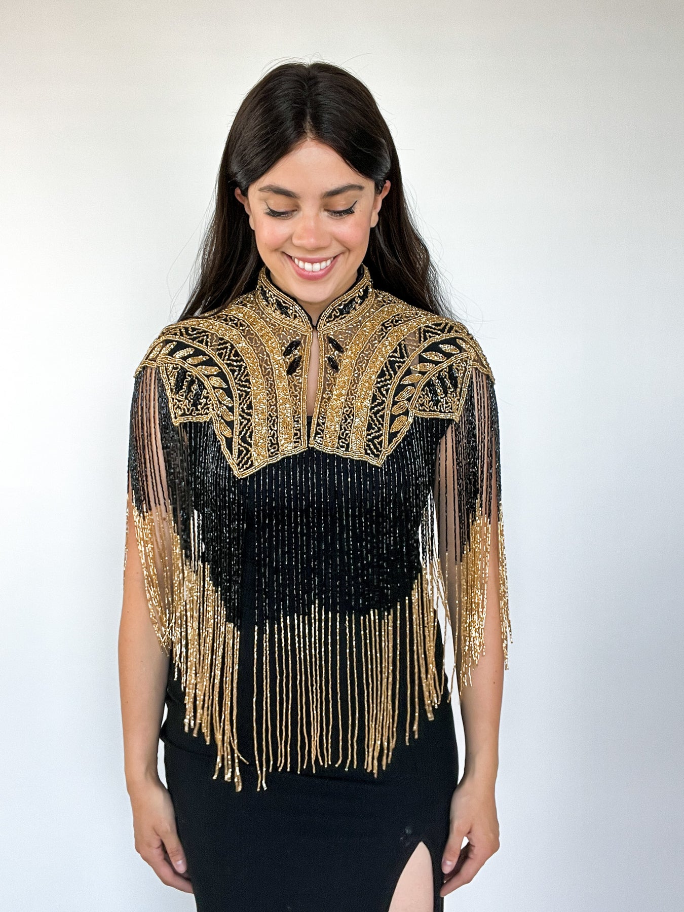 BEADED CAPES– HANDS OF HARLOW