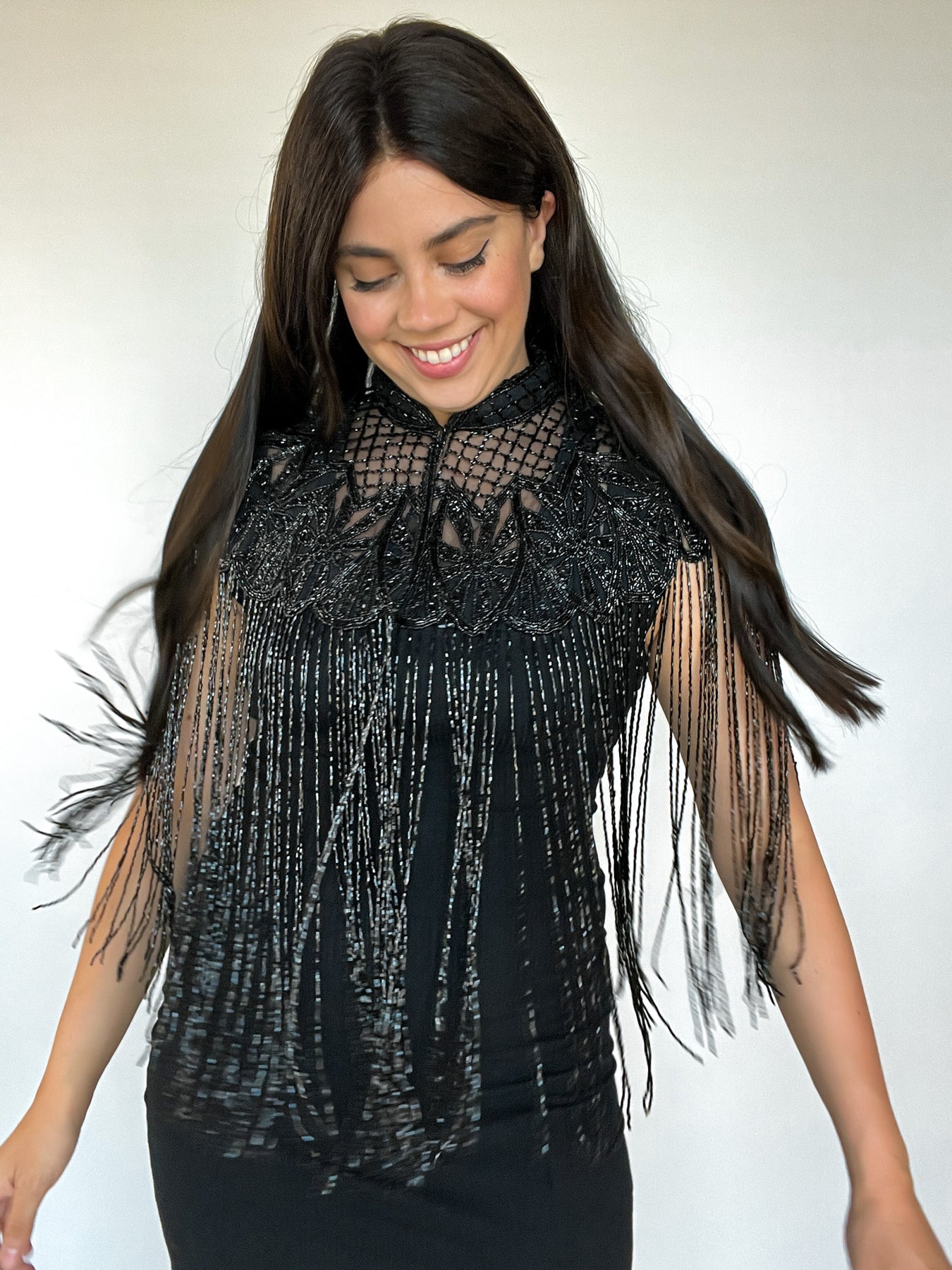 BEADED CAPES– HANDS OF HARLOW