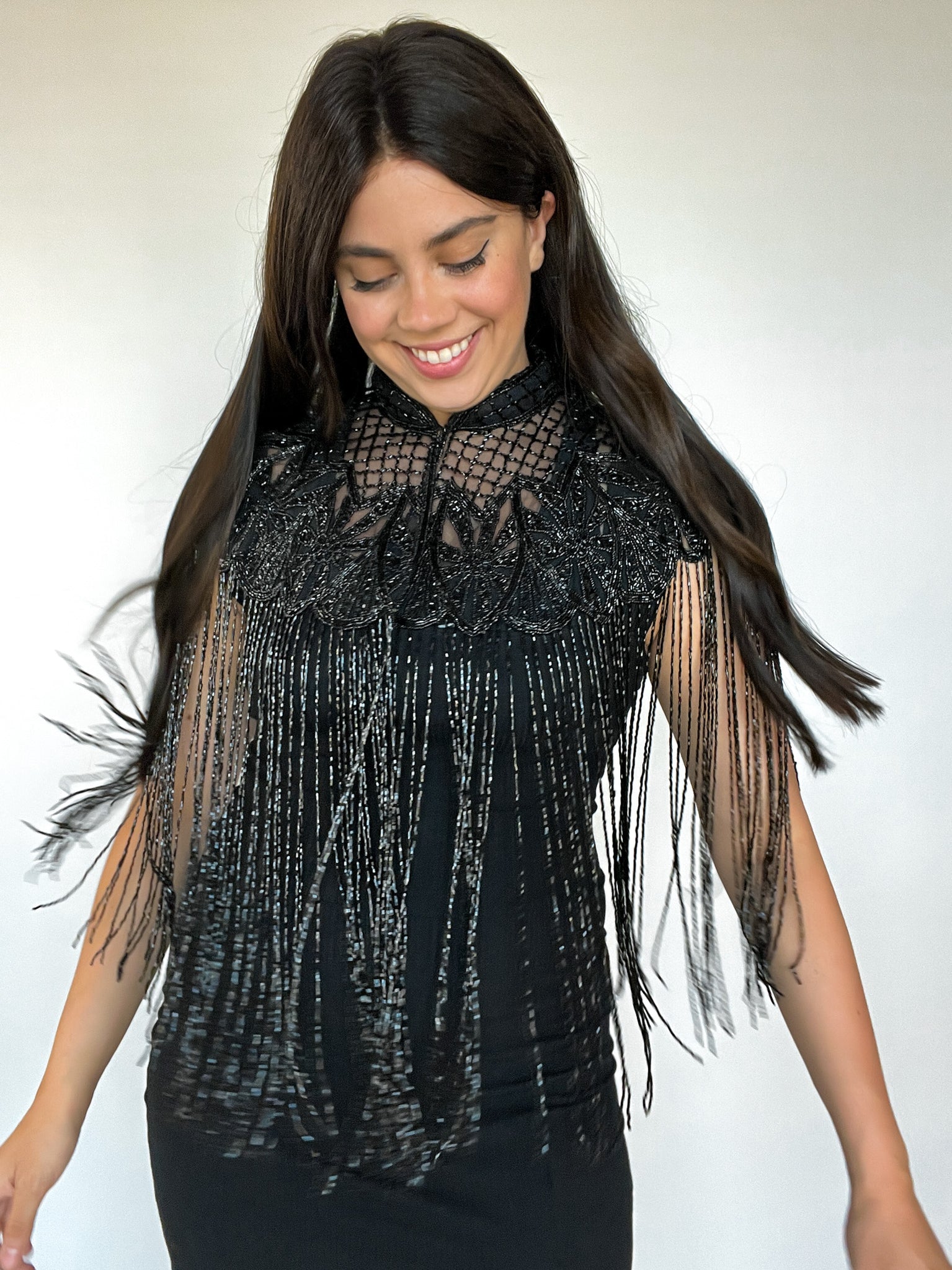 BEADED CAPES– HANDS OF HARLOW