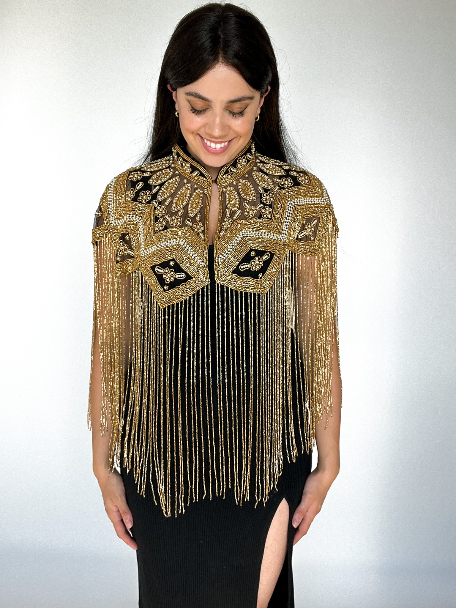 BEADED CAPES– HANDS OF HARLOW