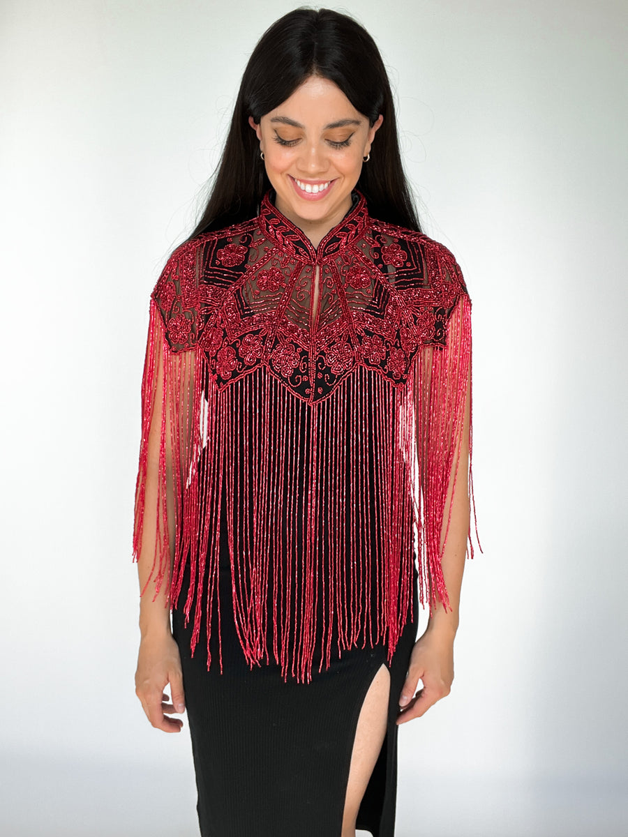 BEADED CAPES– HANDS OF HARLOW