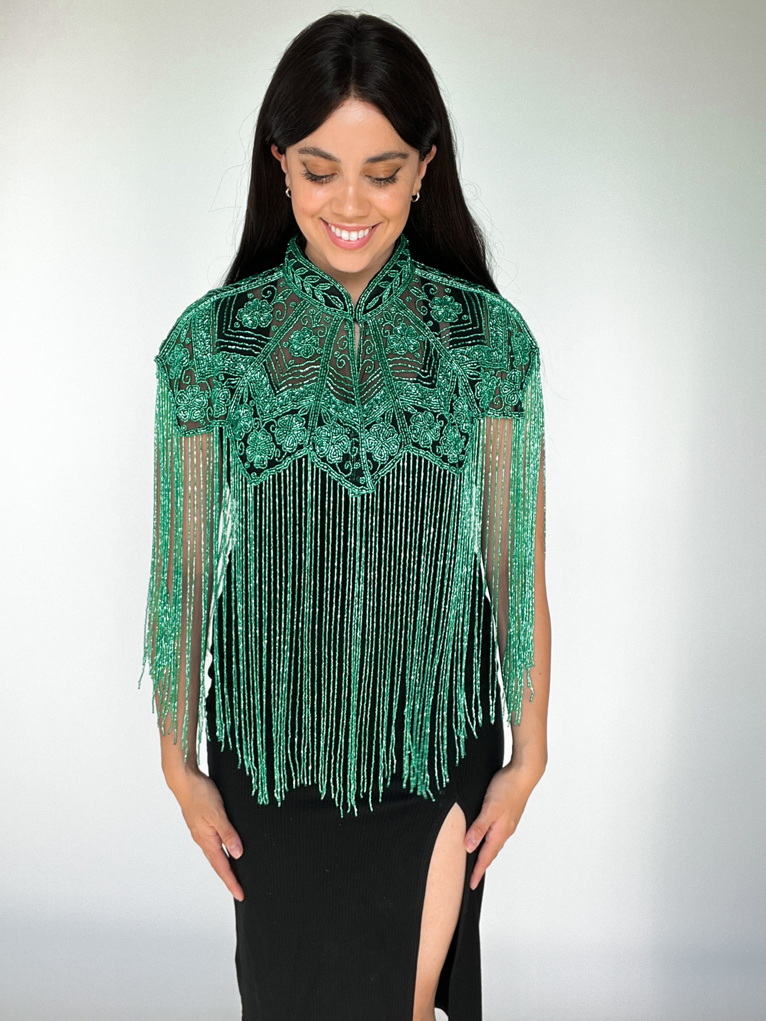 BEADED CAPES– HANDS OF HARLOW