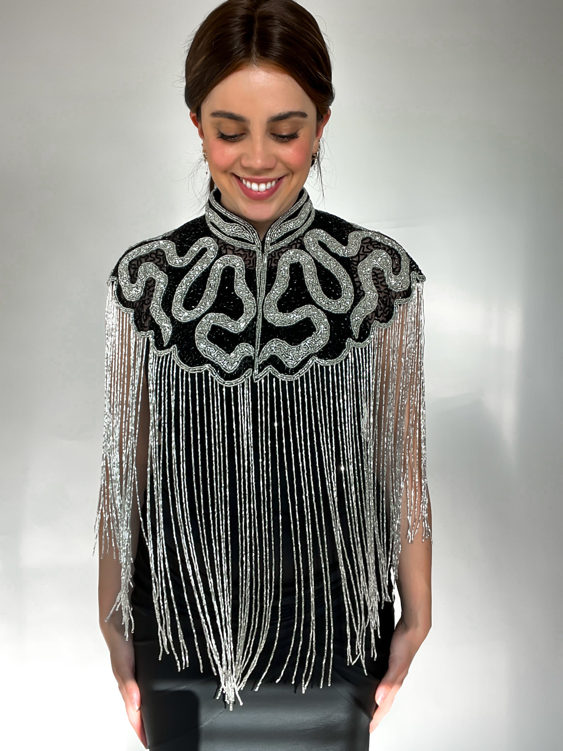 BEADED CAPES– HANDS OF HARLOW