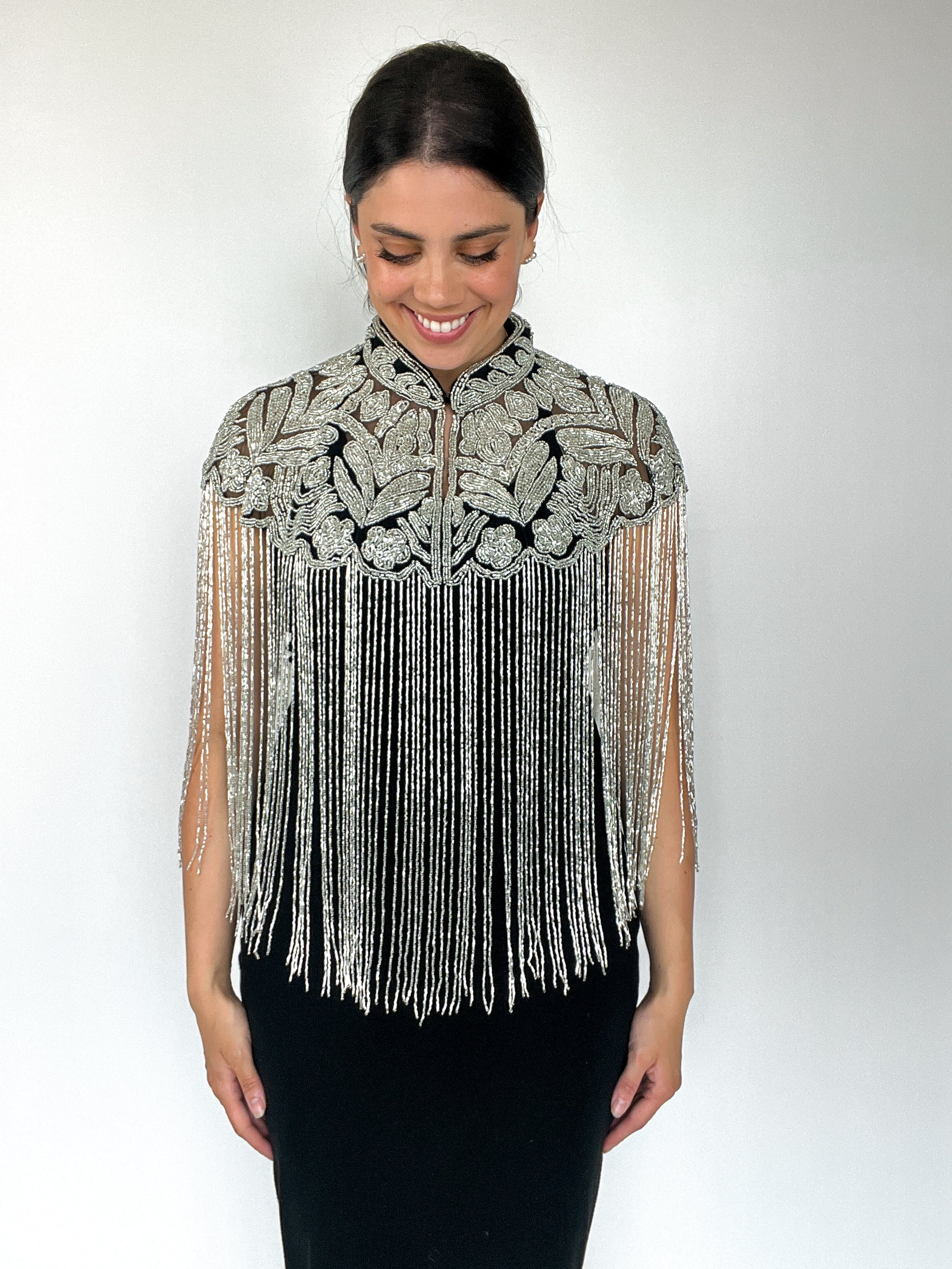 BEADED CAPES– HANDS OF HARLOW