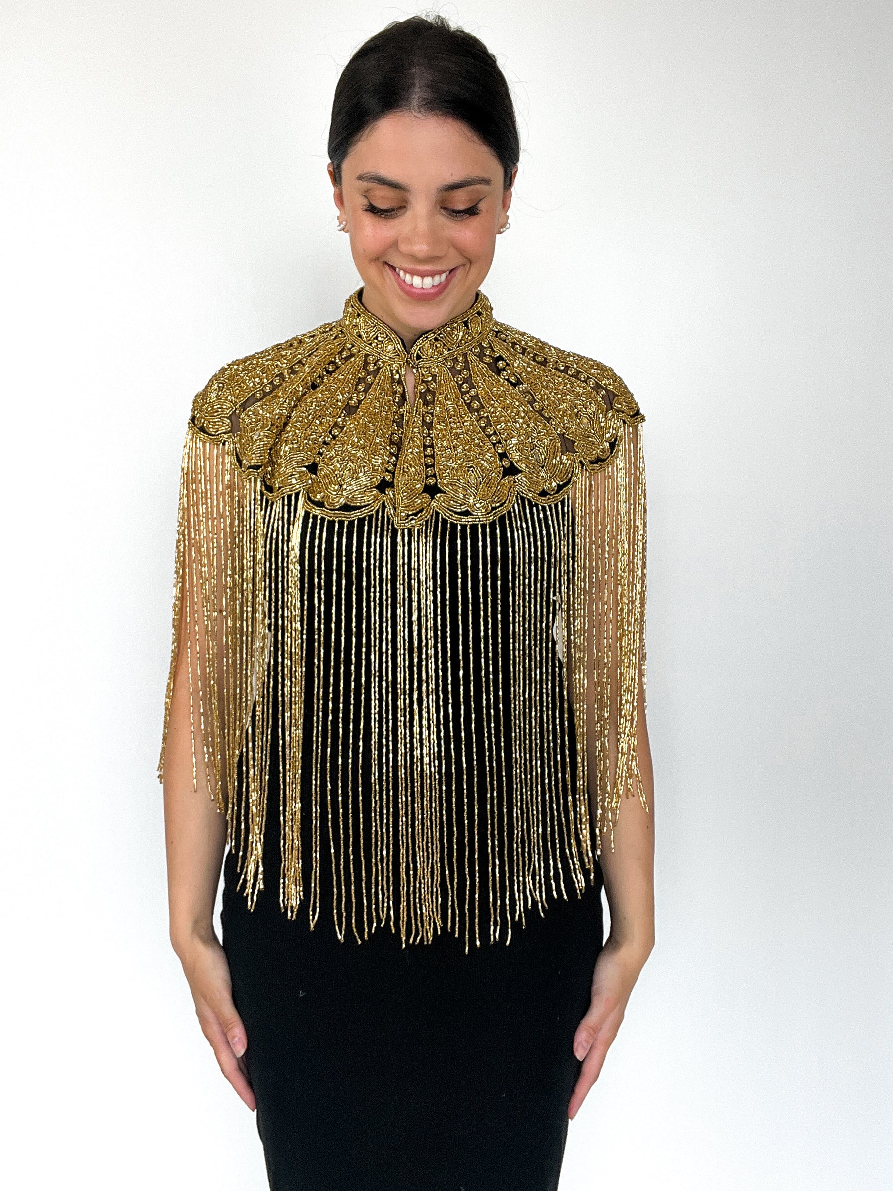BEADED CAPES– HANDS OF HARLOW