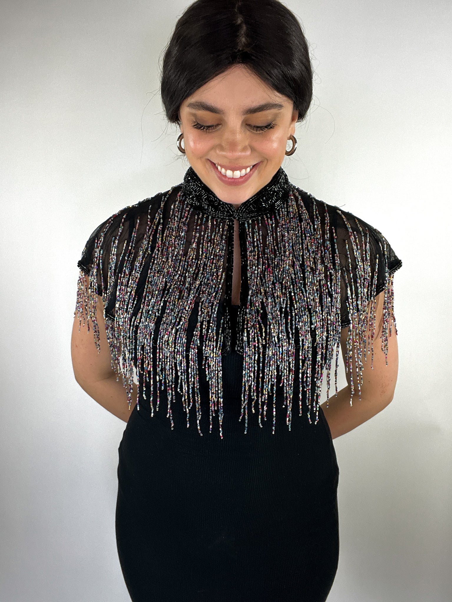 BEADED CAPES– HANDS OF HARLOW