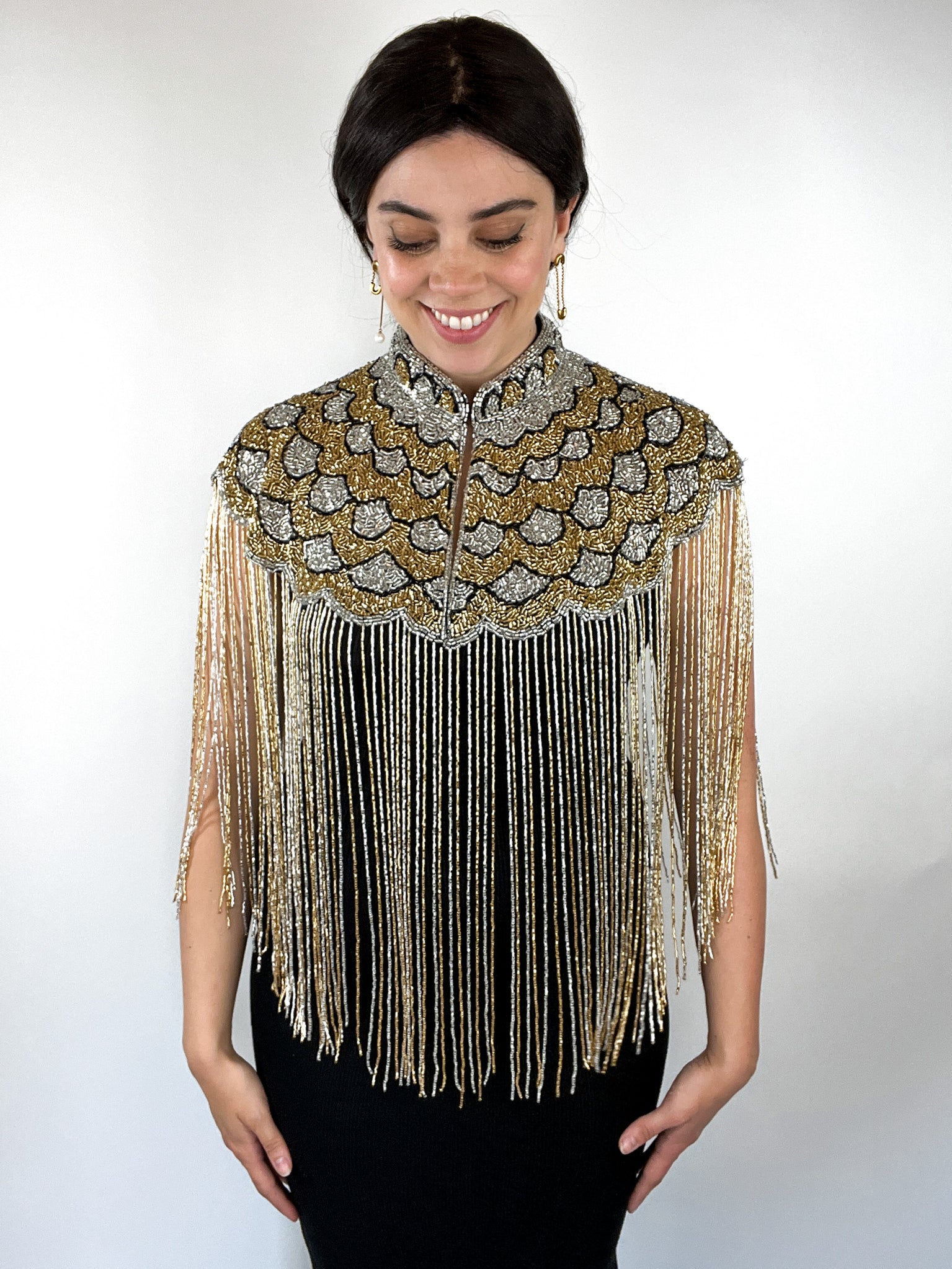 BEADED CAPES– HANDS OF HARLOW