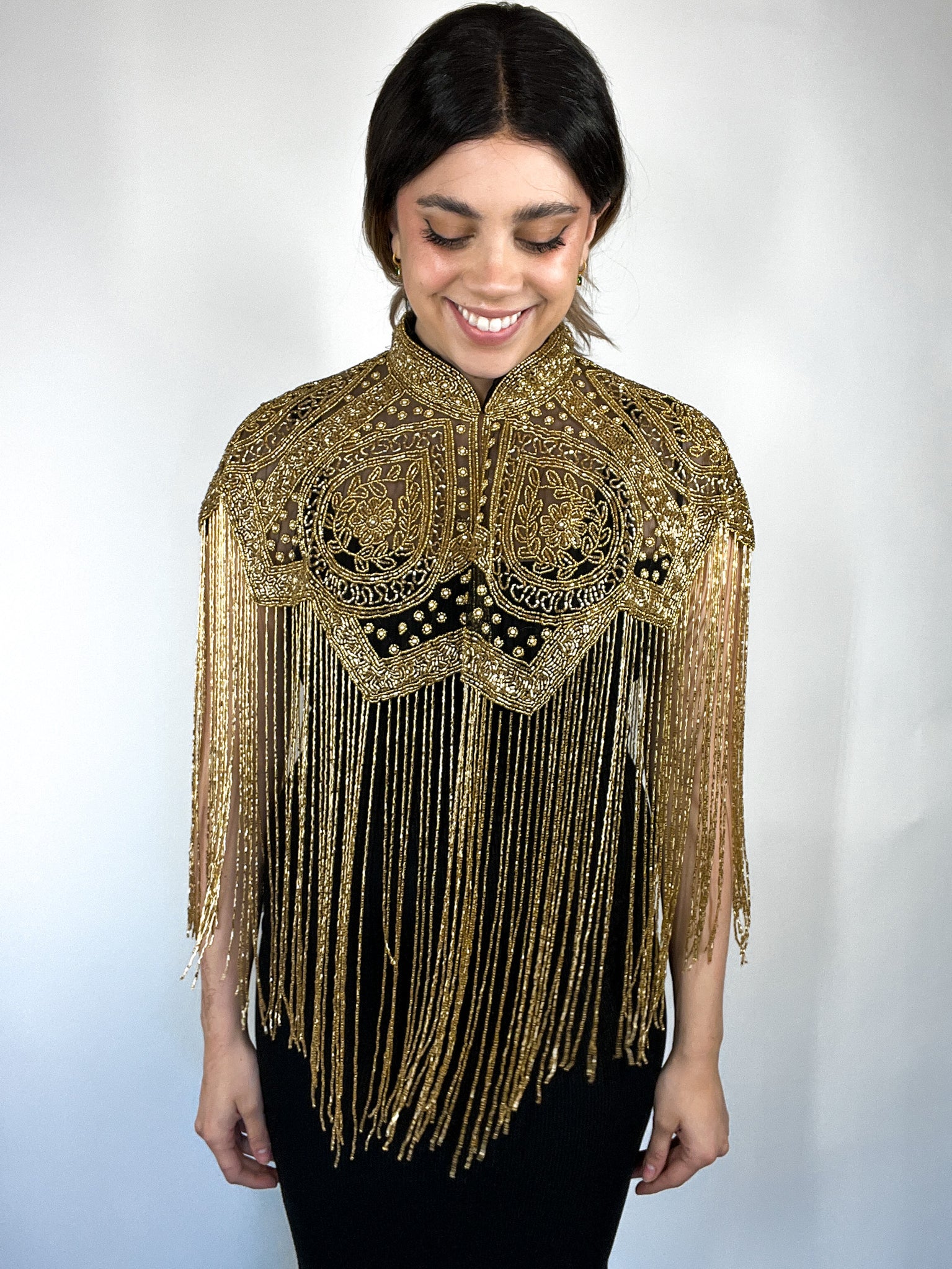 BEADED CAPES– HANDS OF HARLOW