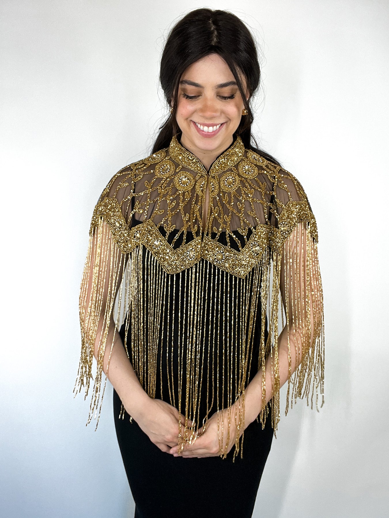 BEADED CAPES– HANDS OF HARLOW